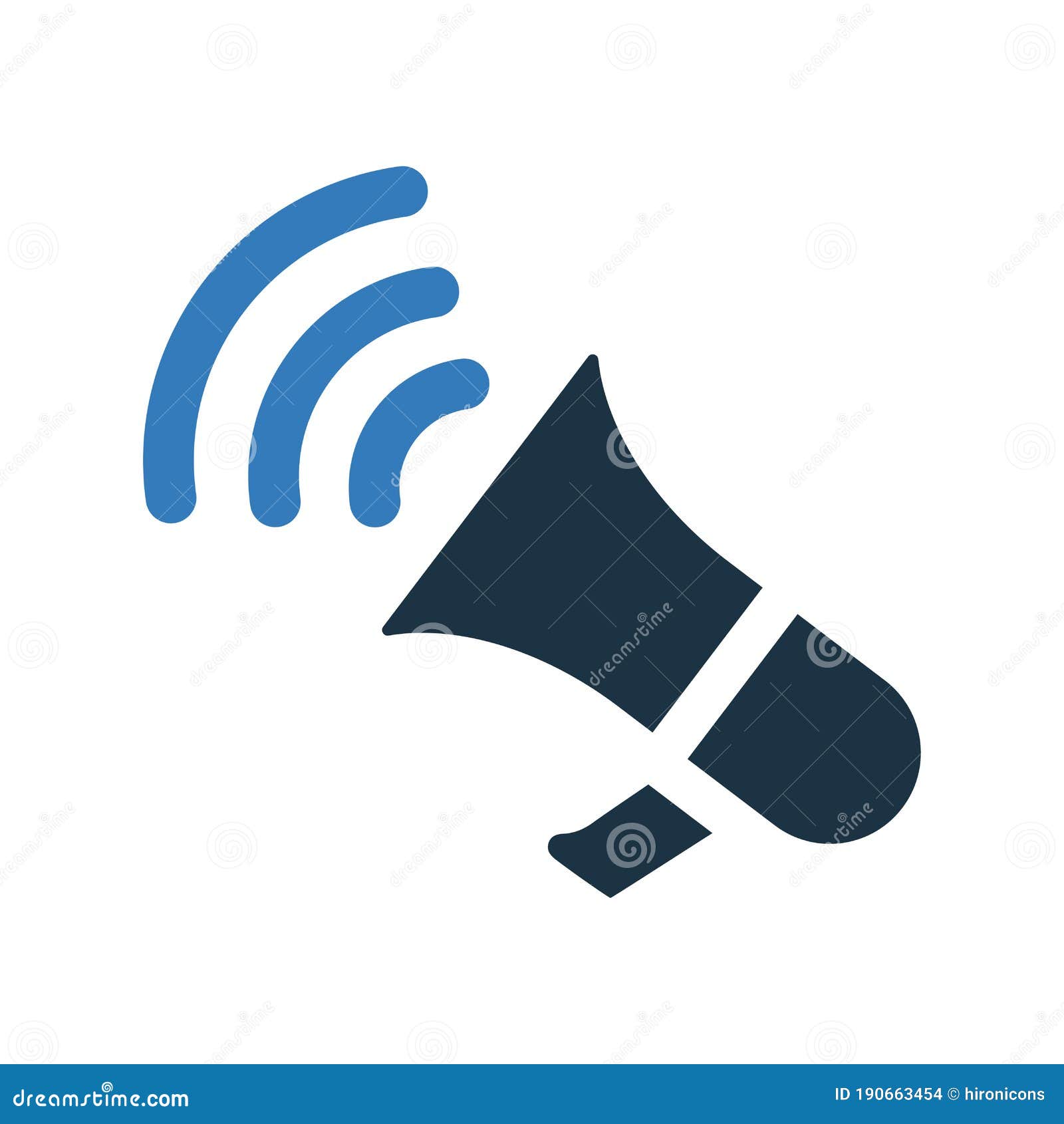 Advertising, Promoting Icon / Vector Graphics Stock Vector ...