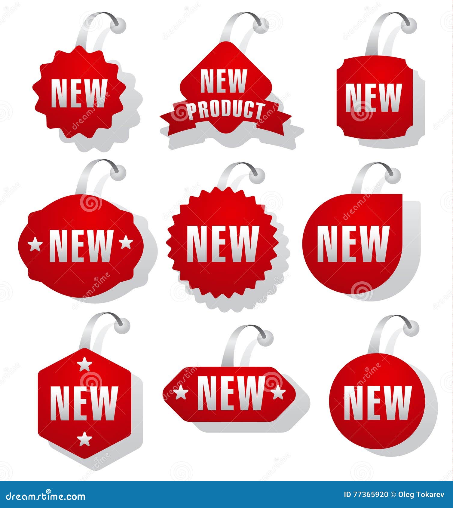 Advertising and Promotion Stickers Stock Illustration - Illustration of ...