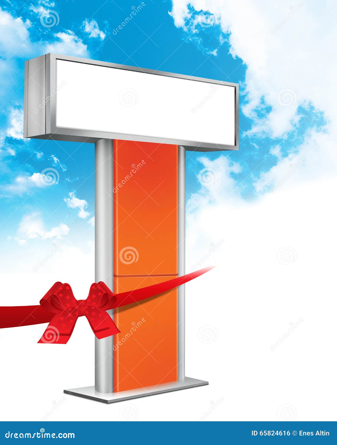 Advertising Sign Board Illustration Stock Illustration - Illustration ...