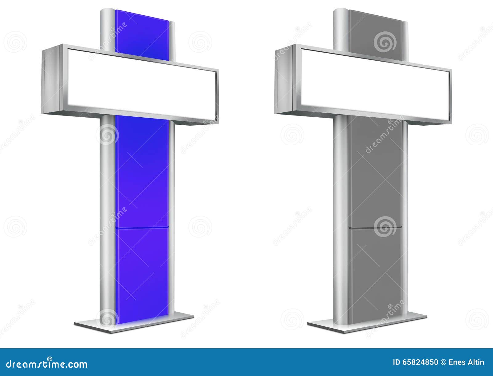 Advertising Sign Board Illustration Stock Illustration - Illustration ...