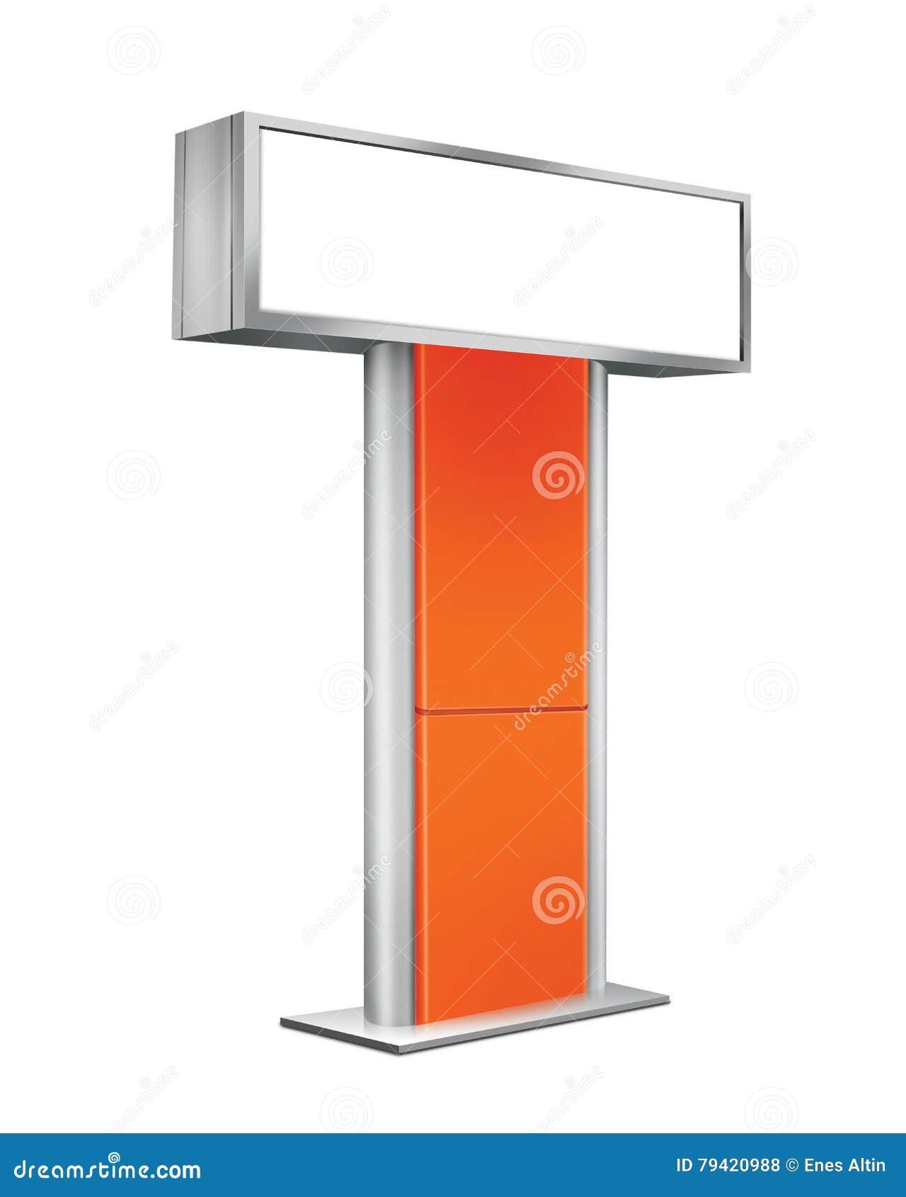 Advertising Sign Board Illustration Stock Illustration - Illustration ...