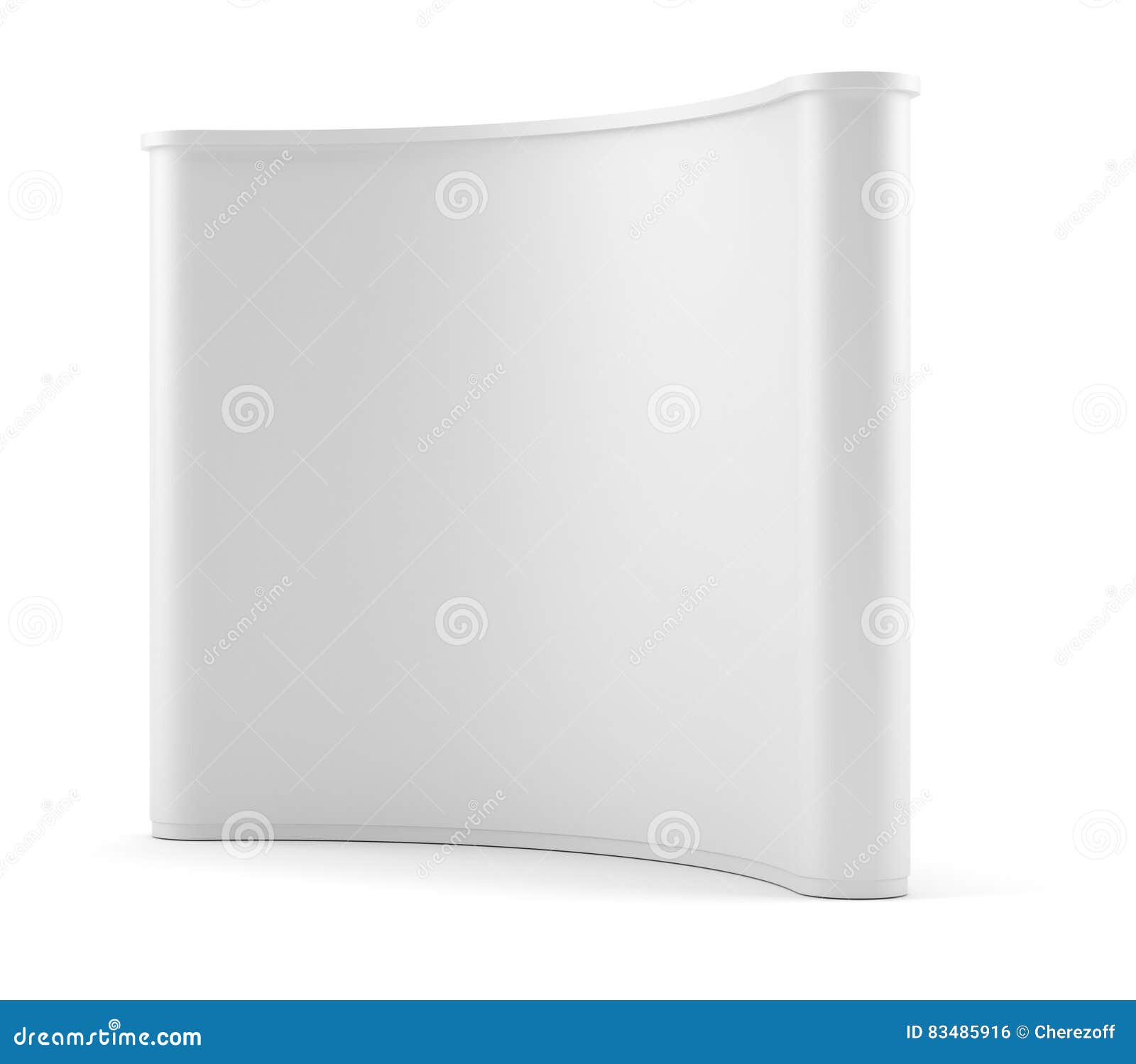 Advertising Space on White Background Stock Illustration - Illustration ...