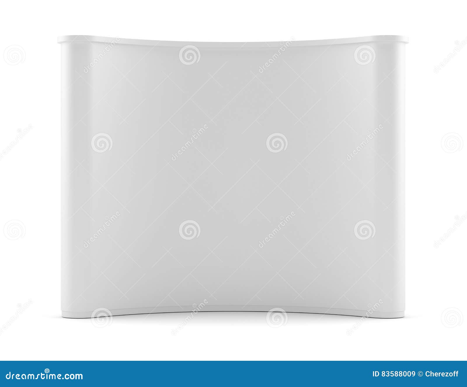 Advertising Space on White Background Stock Illustration - Illustration ...