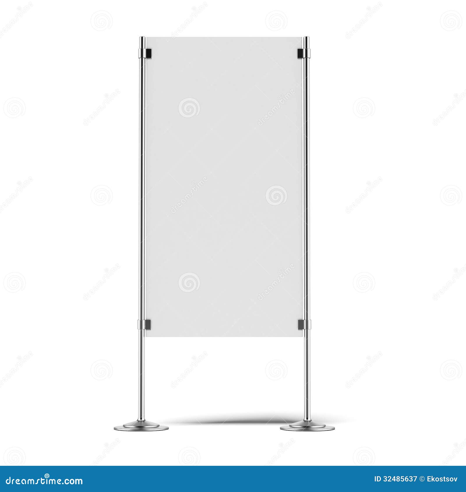 Advertising stand stock illustration. Illustration of blank - 32485637