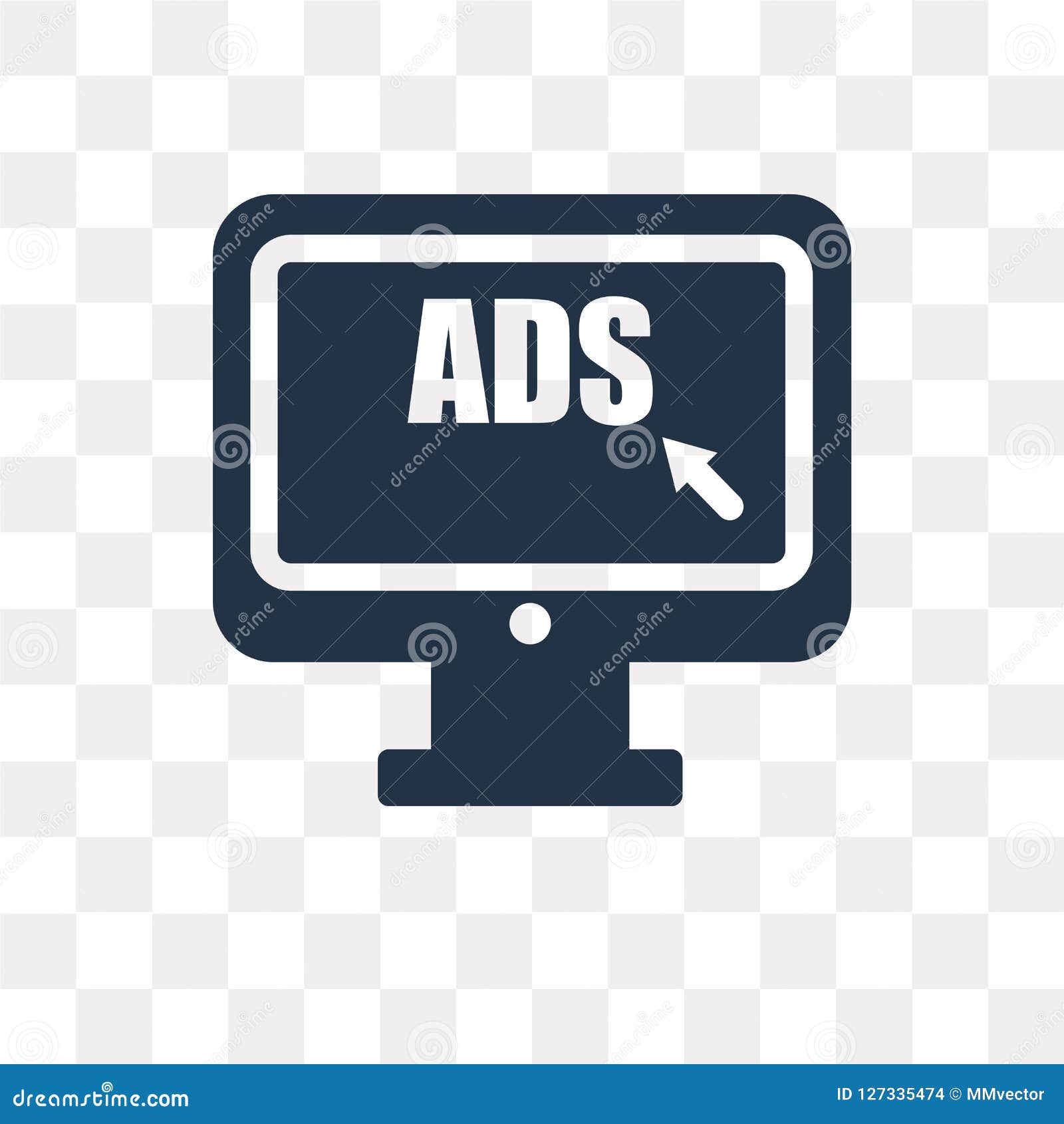 Advertising Vector Icon Isolated on Transparent Background, Advertising ...