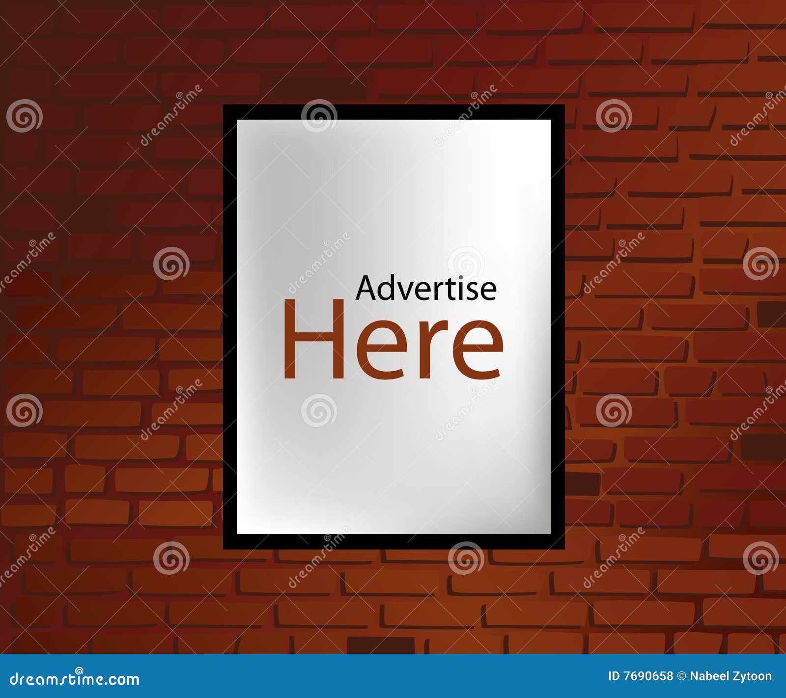 Advertising Wall 01 stock vector. Illustration of funky - 7690658