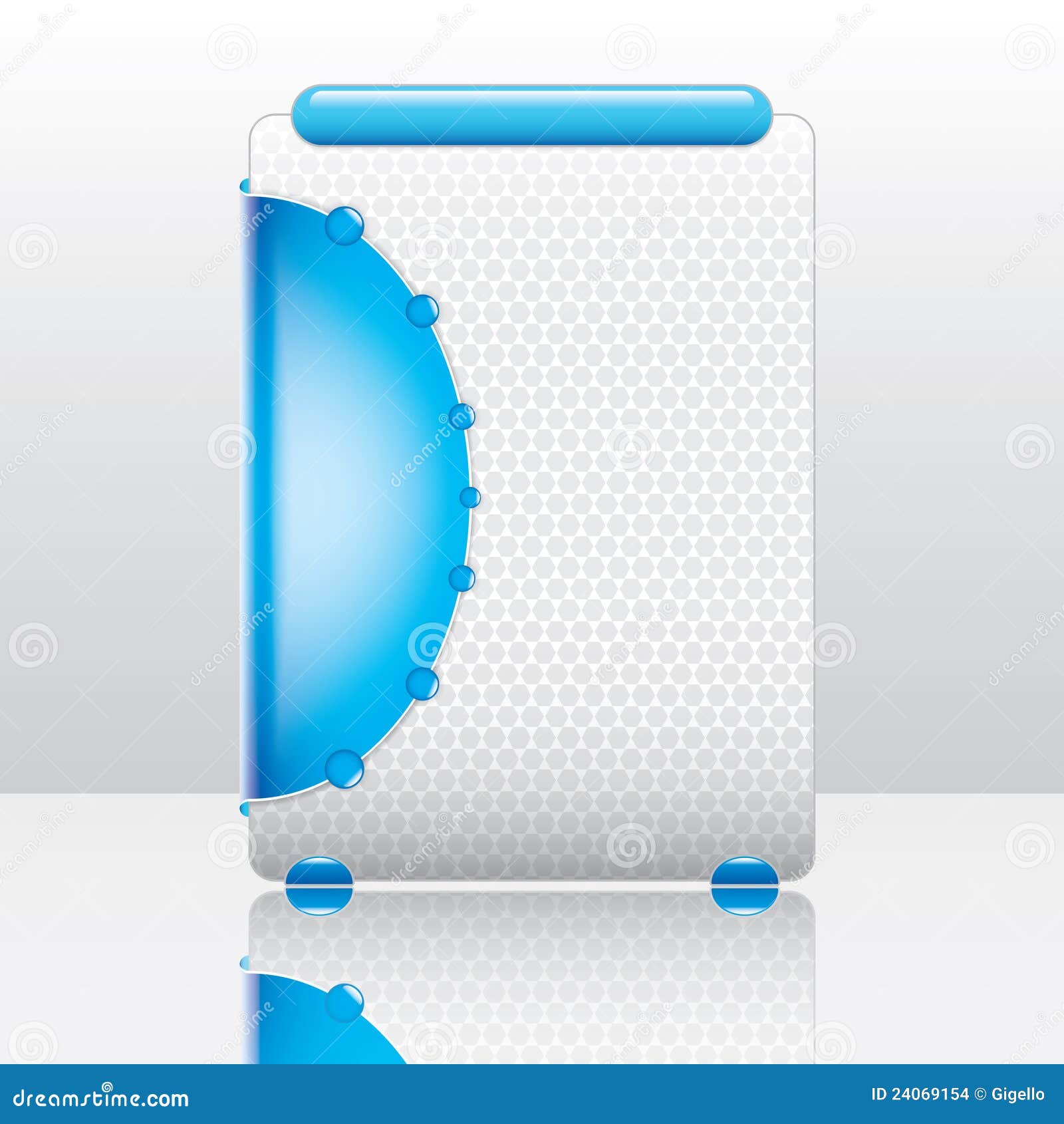 Advertising web box stock vector. Illustration of editable - 24069154