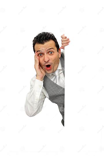 Advertising wow man stock image. Image of empty, campaign - 23481369