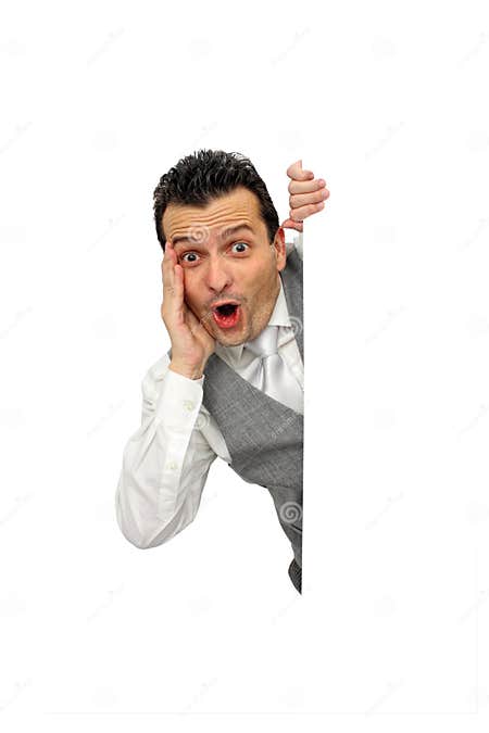 Advertising wow man stock image. Image of empty, campaign - 23481369