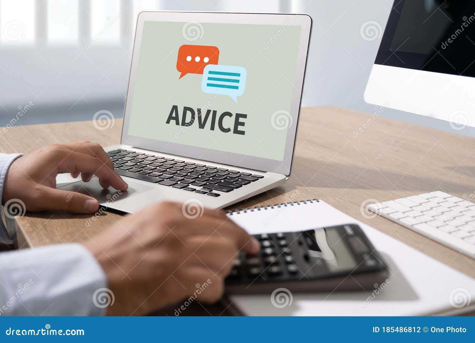 Advice Expert Advice Key Business People Talking Discussing Advice ...