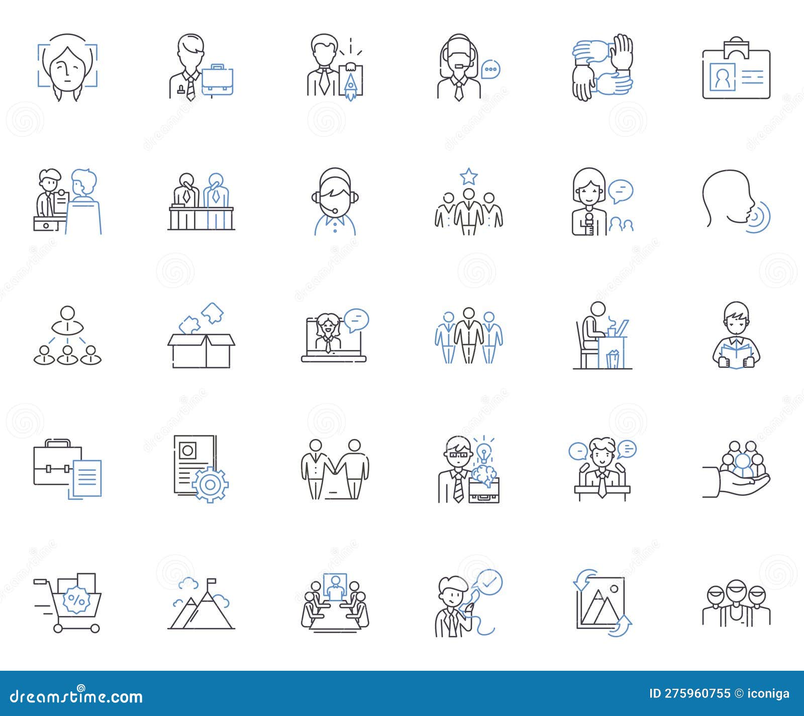 Advice-giving Line Icons Collection. Guidance, Direction, Wisdom ...