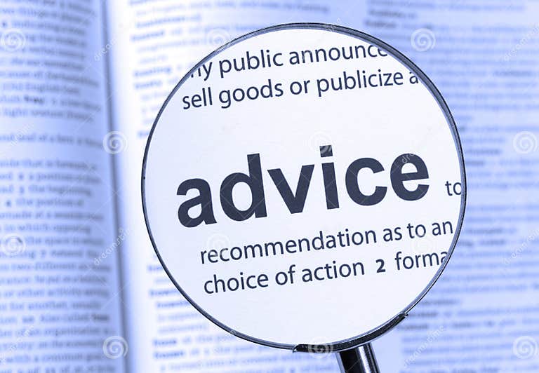 Advice stock image. Image of word, person, highlighted - 46668575