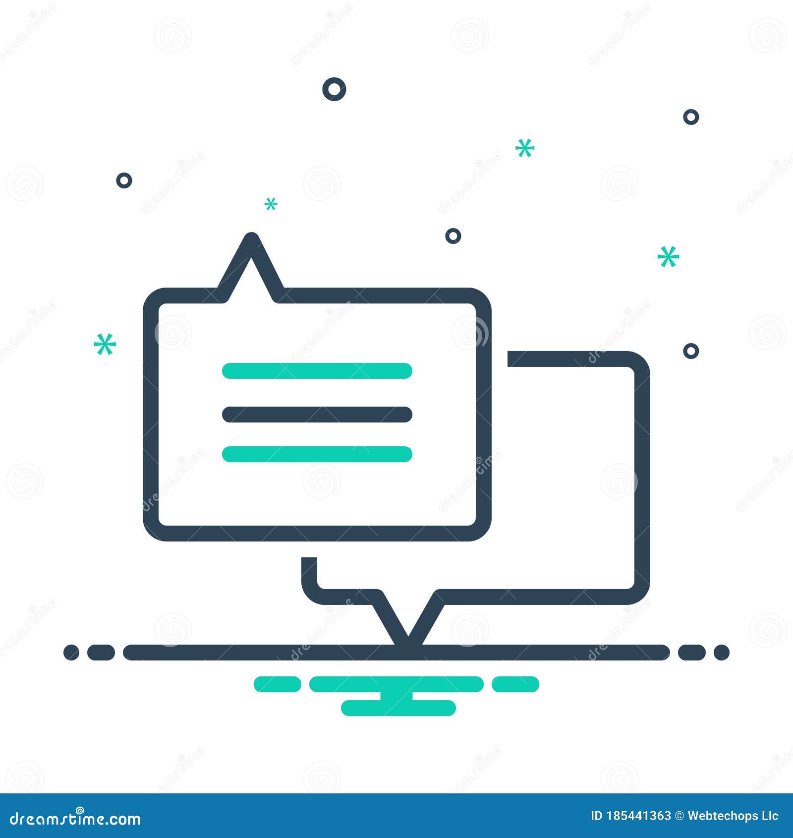 Mix Icon for Advice, Request and Counsel Stock Vector - Illustration of ...