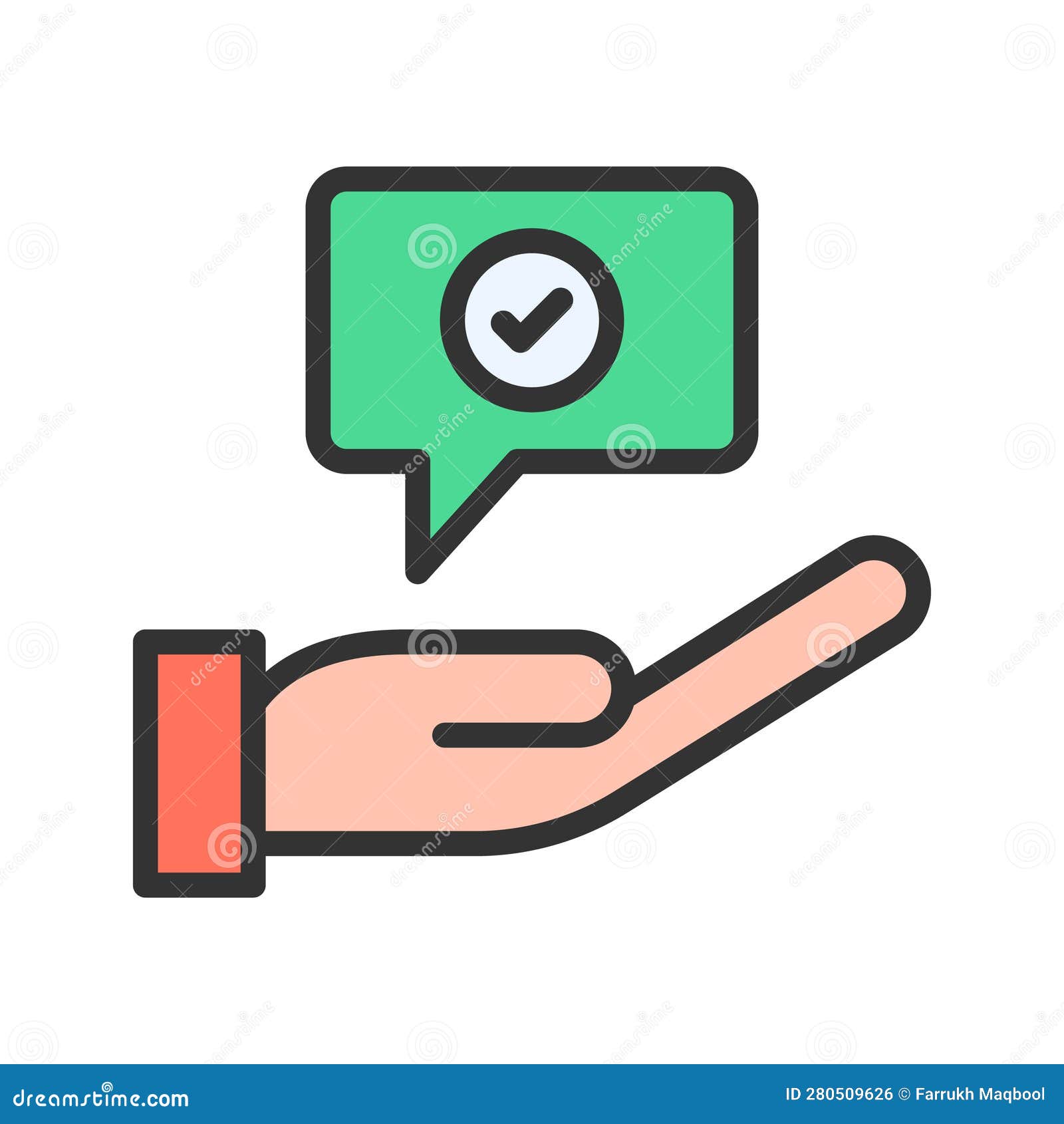 Advice icon vector image. stock vector. Illustration of advice - 280509626