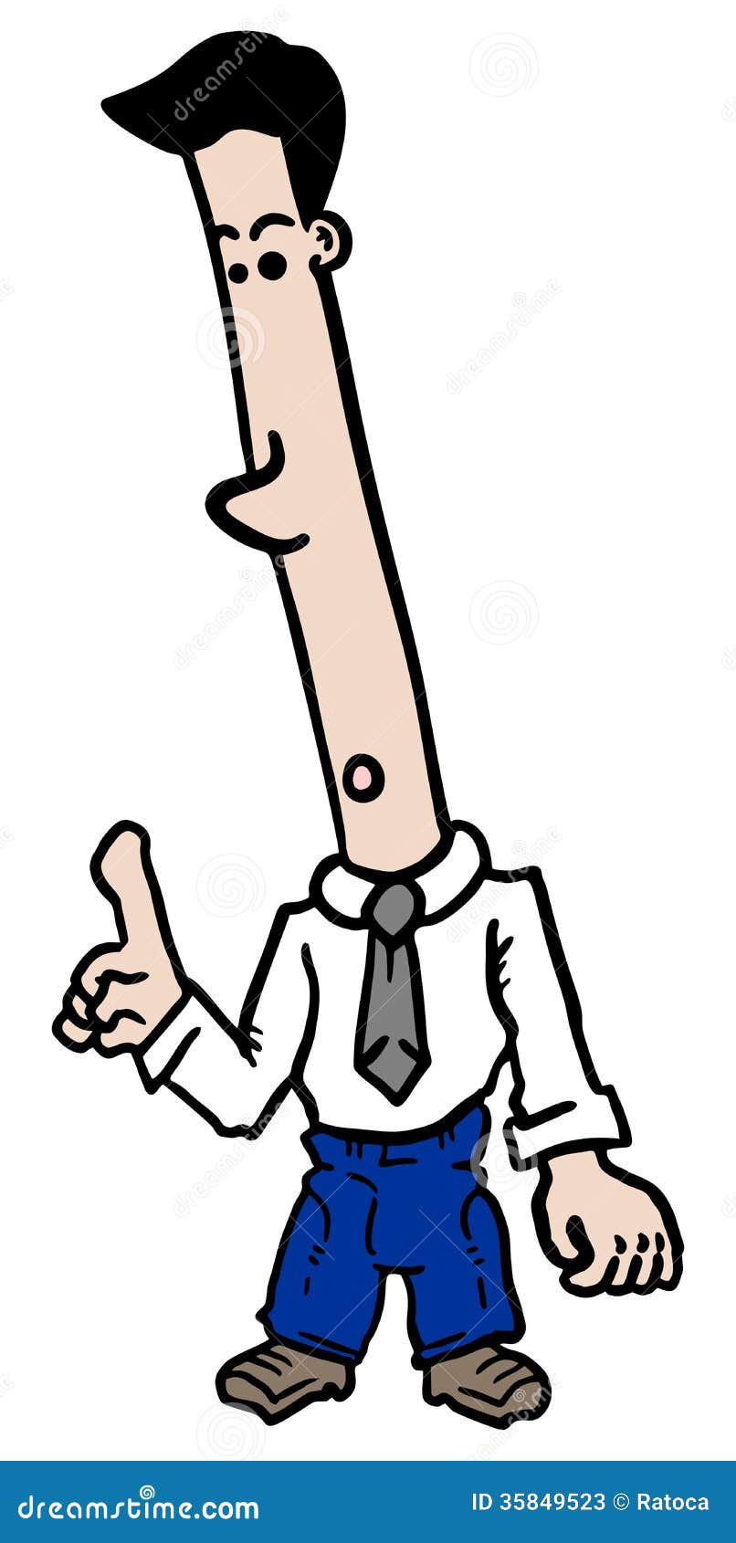 Advice man stock vector. Illustration of advice, offbeat - 35849523