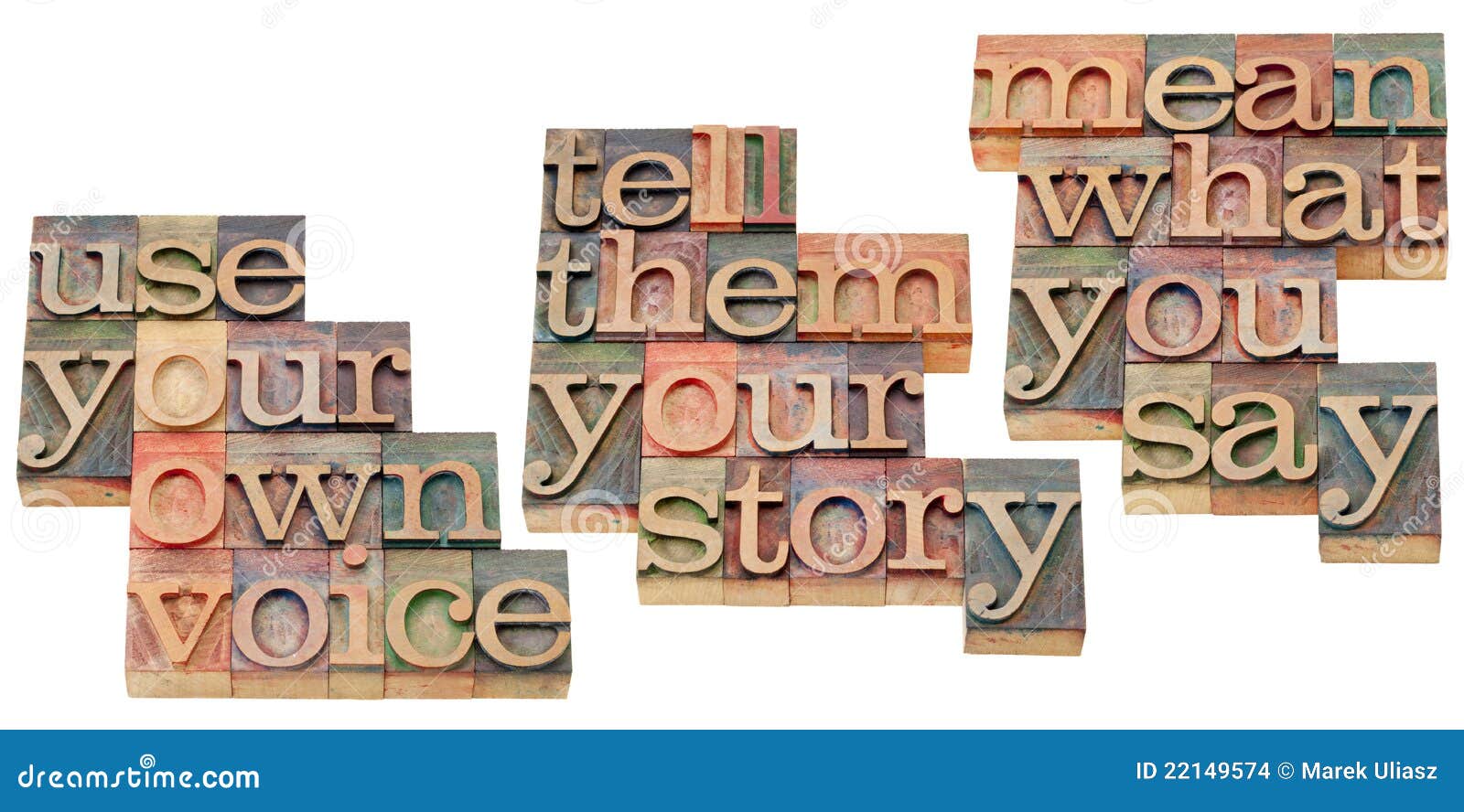 Advice for Personal Message Stock Photo - Image of text, self: 22149574