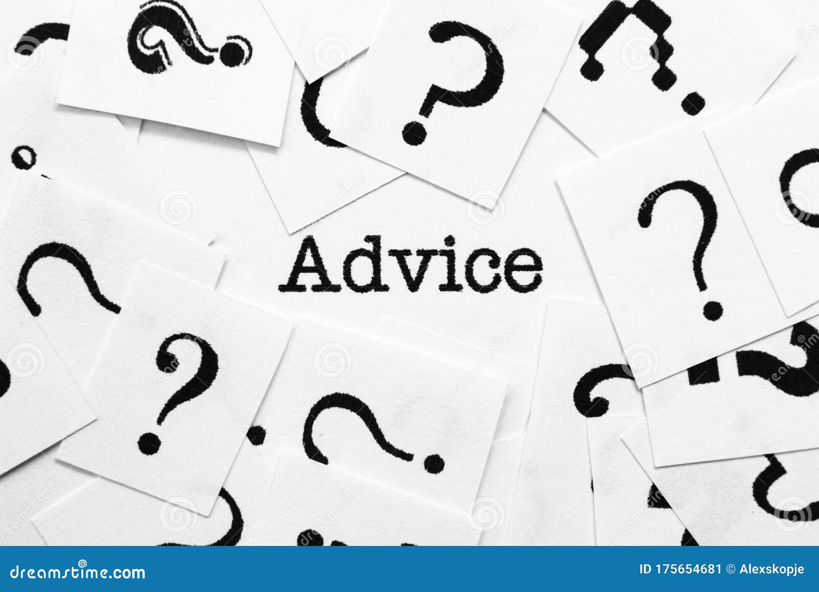 Advice and questions marks stock image. Image of faqs - 175654681