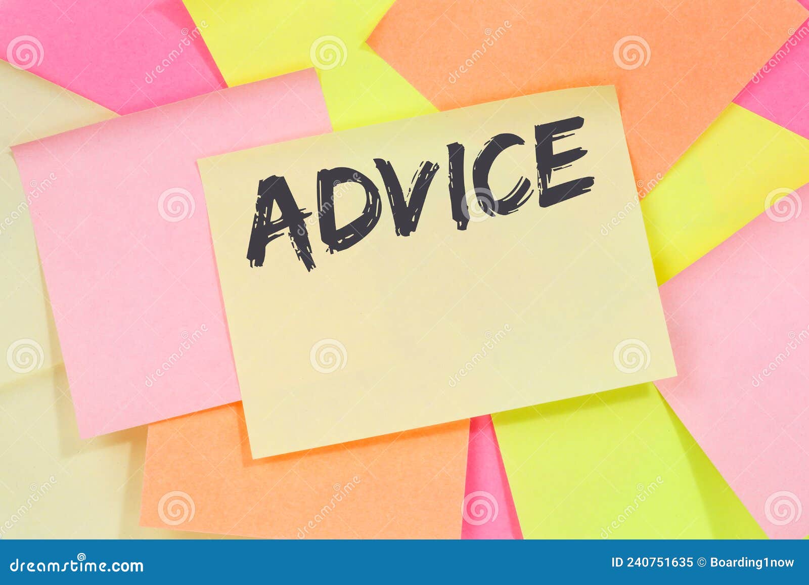 Advice Support Help Assistance Business Concept Problem Solution Note ...