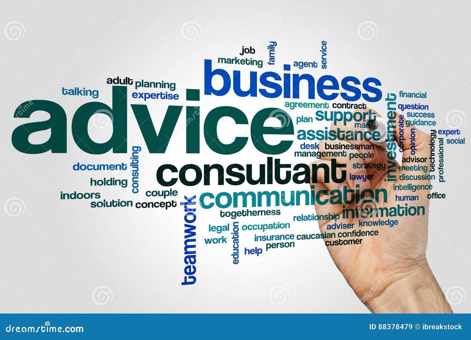 Advice word cloud stock image. Image of family, concept - 88378479