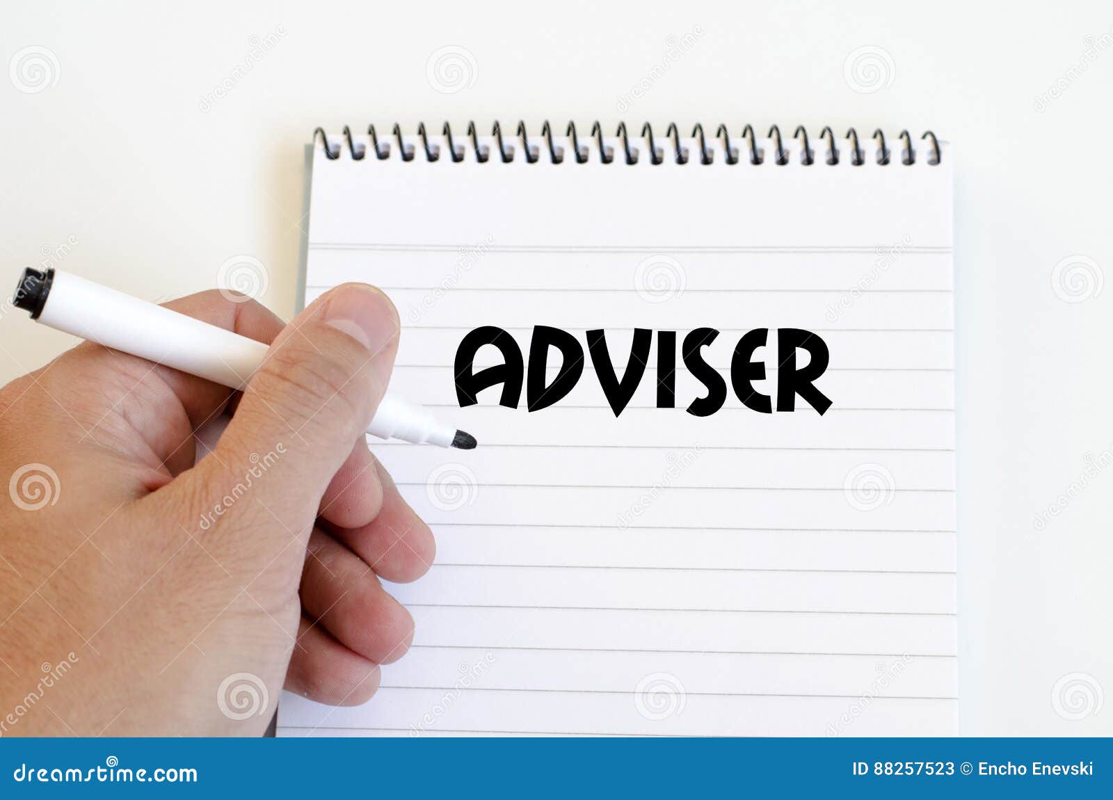 Adviser Text Written On Education Background Of Back To School Concept ...