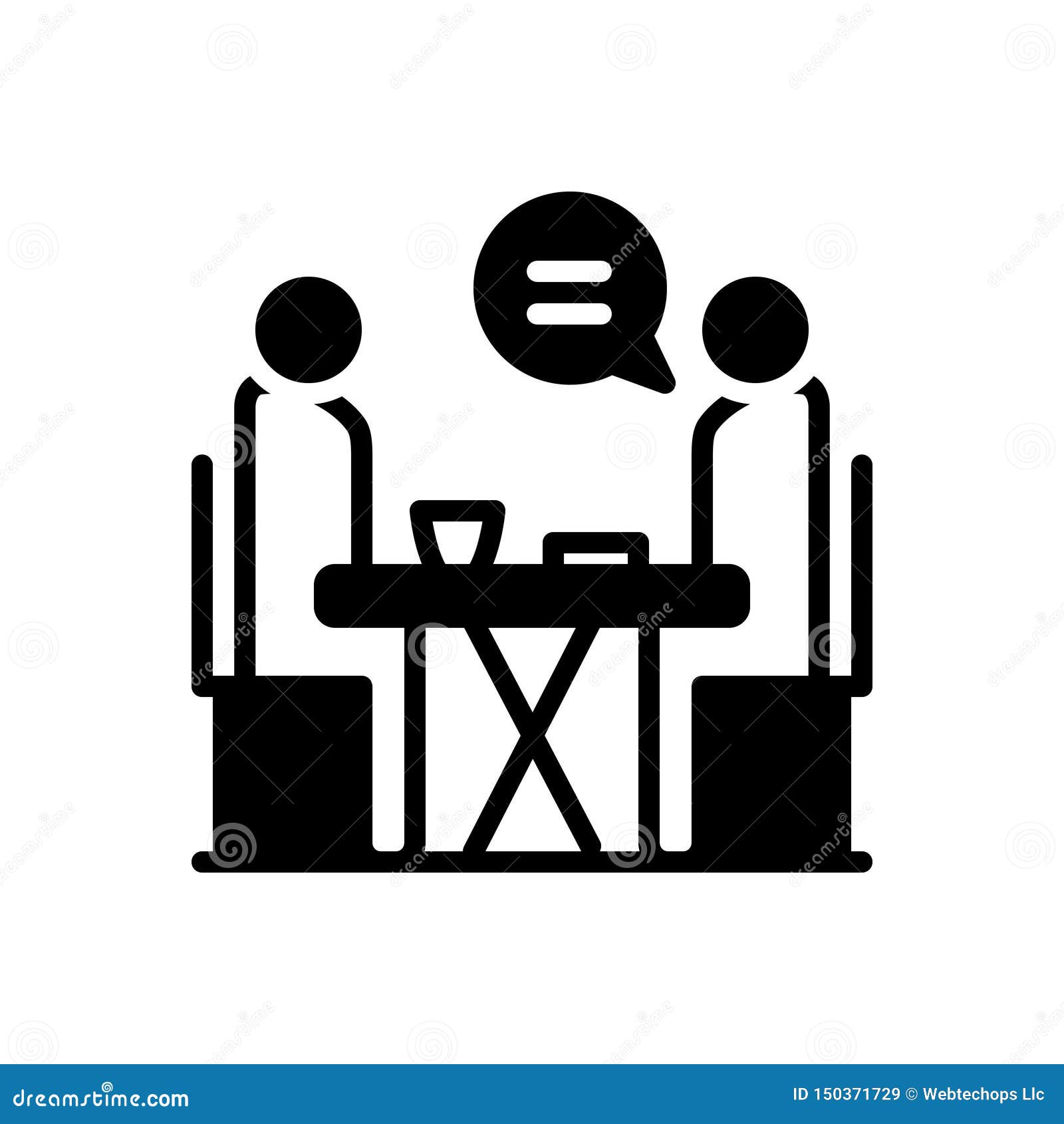Black Solid Icon for Advising, Recommend and Consulting Stock Vector ...