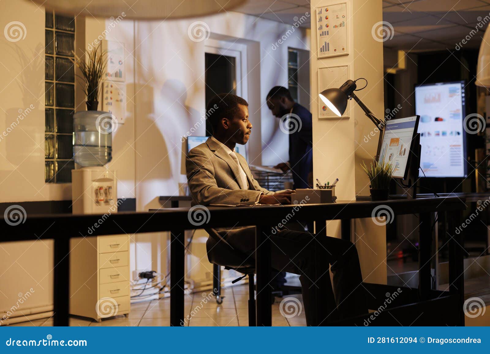 Advisor Agent Typing Management Strategy Stock Photo - Image of ...