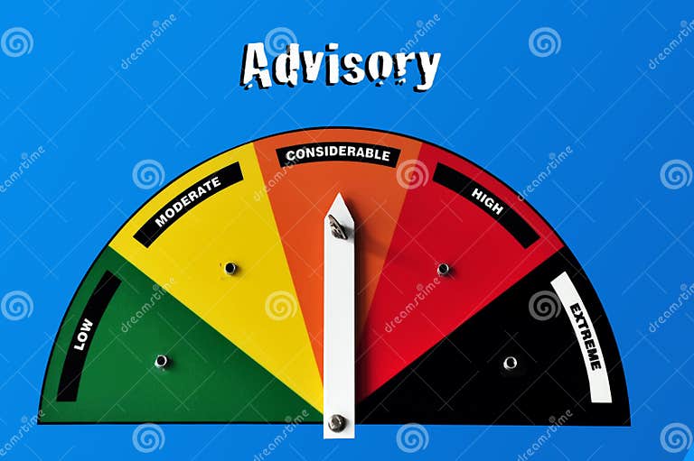 Advisory Warning Sign stock image. Image of gauge, peeling - 22010537