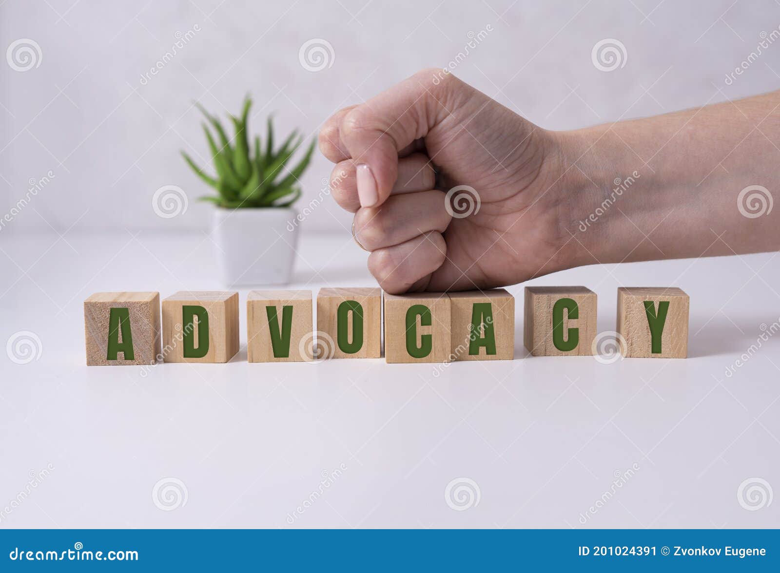 ADVOCACY Word Made with Building Blocks with Hand Stock Image - Image ...