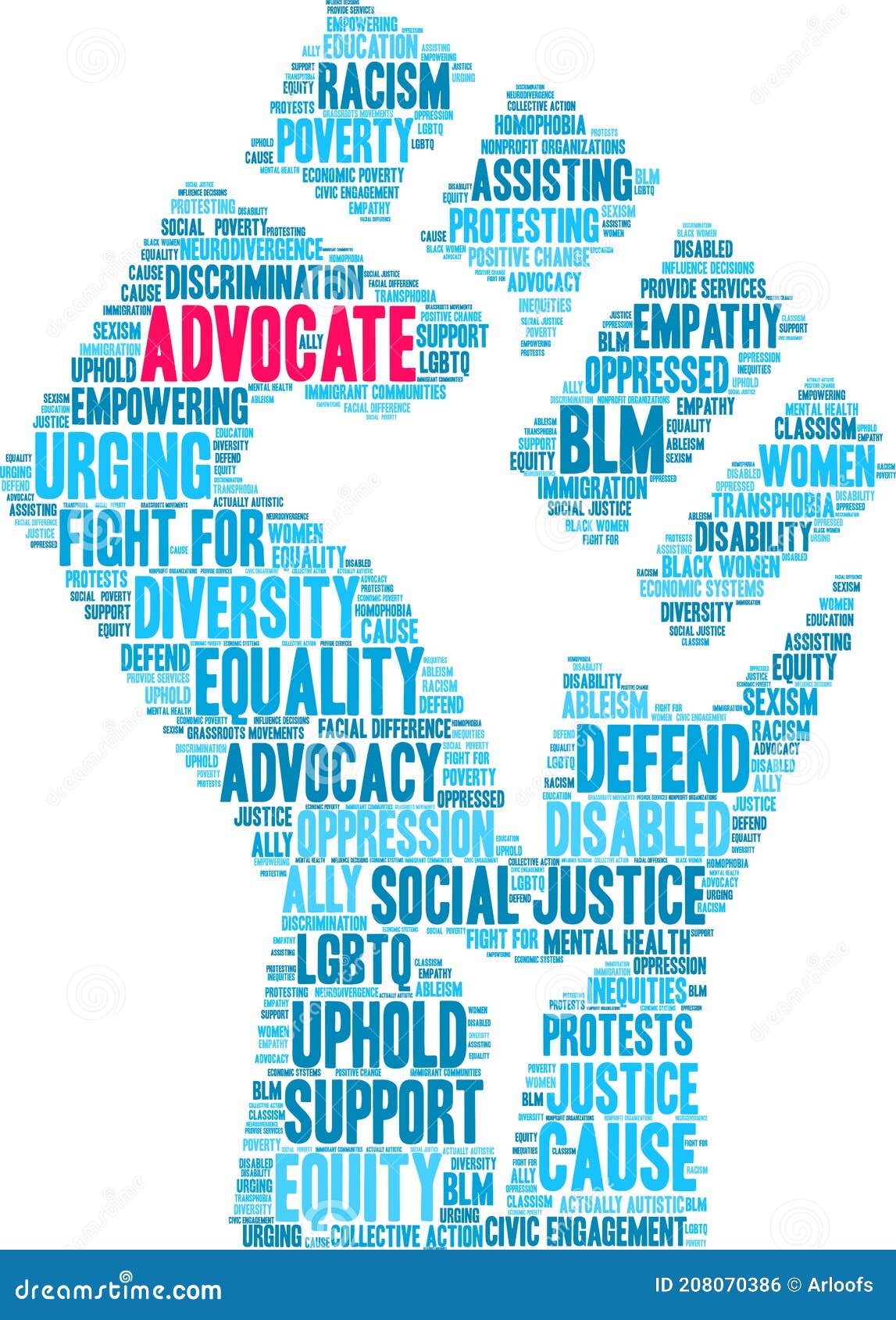 Advocate Word Cloud stock vector. Illustration of black - 208070386