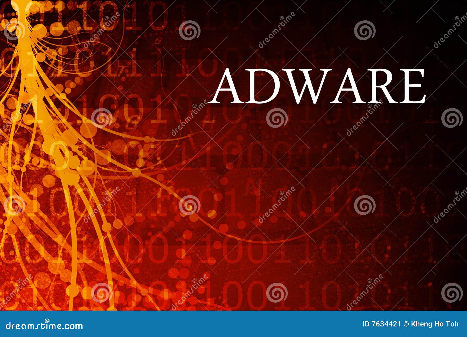 Adware Abstract stock illustration. Illustration of fraud - 7634421