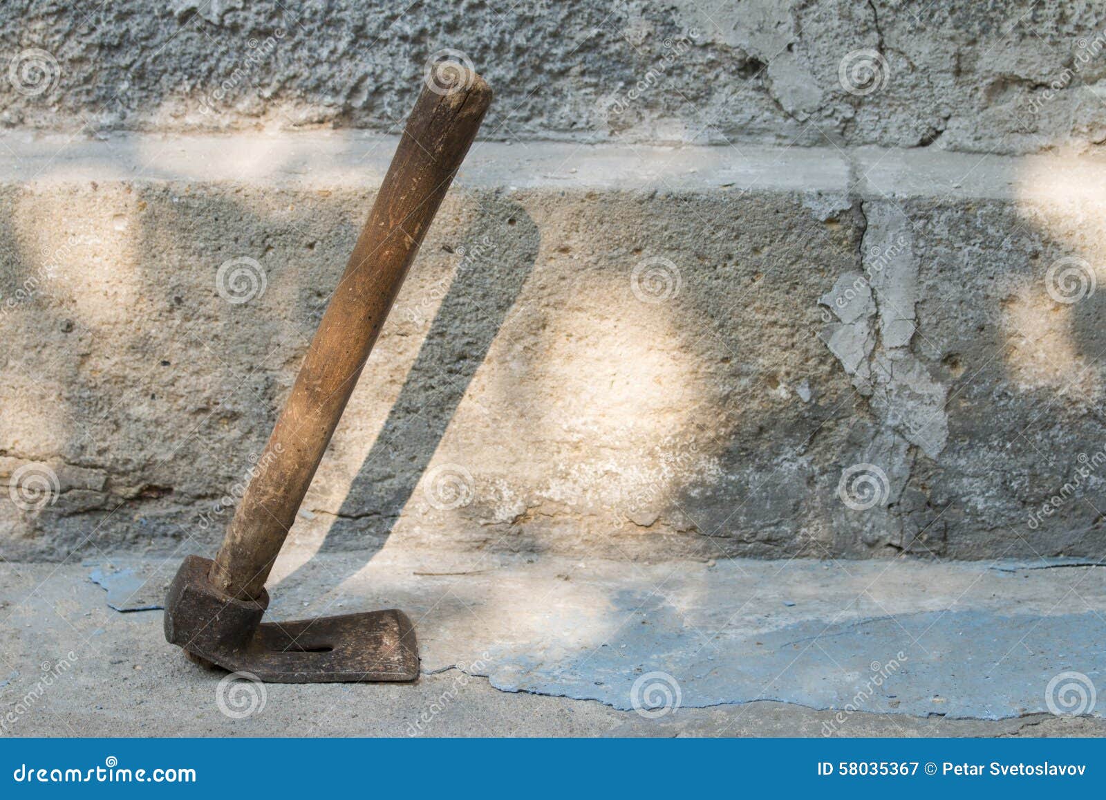 Adze stock image. Image of handgrip, wooden, adze, vintage - 58035367