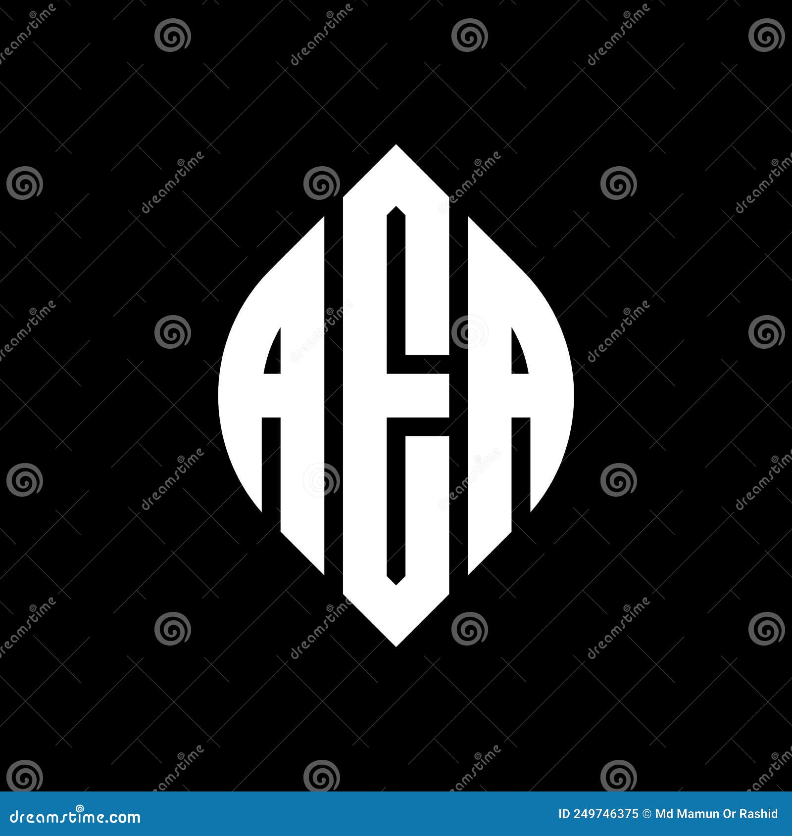 AEA Circle Letter Logo Design with Circle and Ellipse Shape. AEA ...