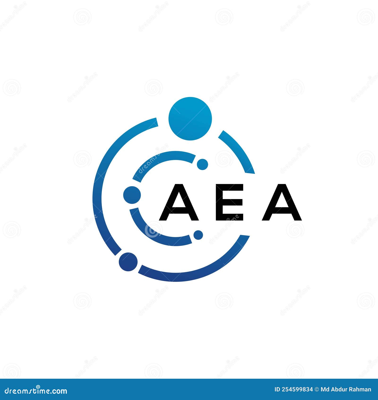 AEA Letter Logo Design On Black Background. AEA Creative Initials ...