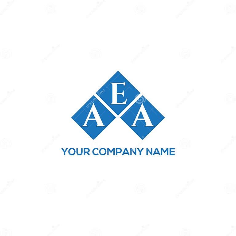AEA Letter Logo Design on BLACK Background. AEA Creative Initials ...