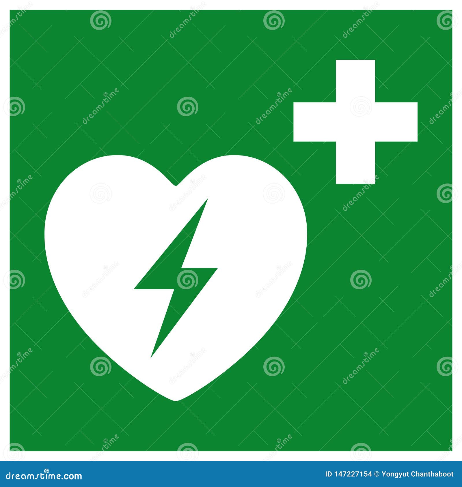 Defibrillator Symbol With Location Icon Cartoon Vector | CartoonDealer ...
