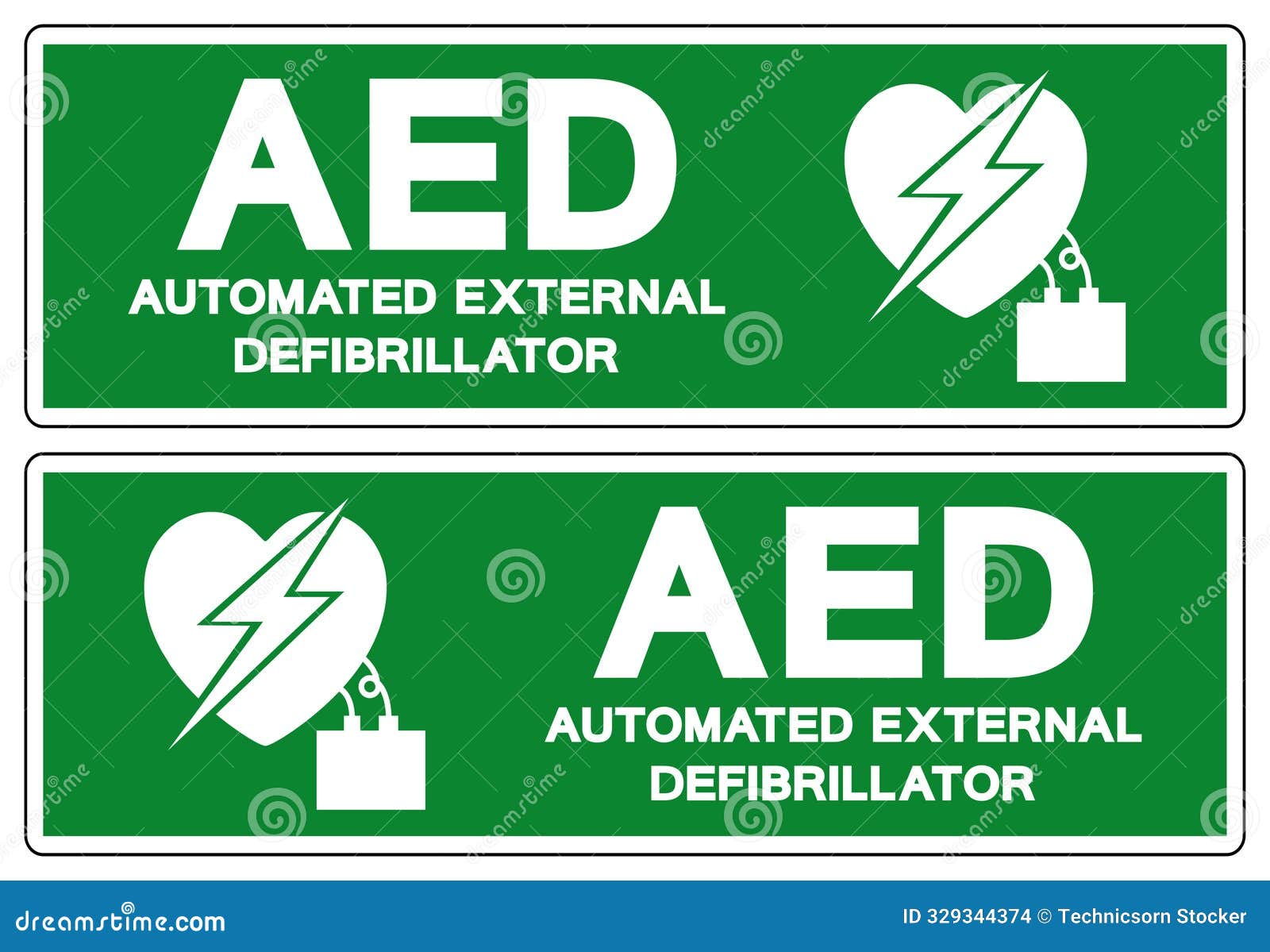 AED Automated External Defibrillator Symbol Sign, Vector Illustration ...