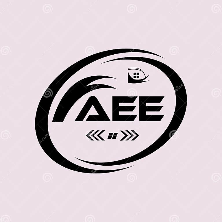 AEE Letter Logo Design. AEE Simple and Modern Monogram Logo Stock ...