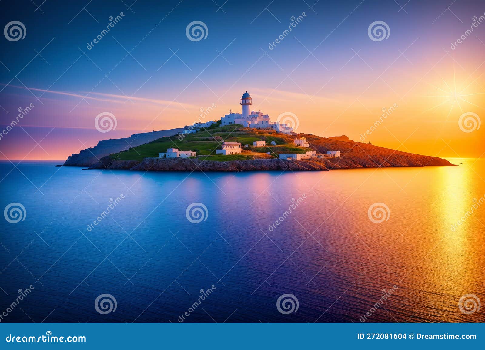 Aegean sea, concept art stock illustration. Illustration of aegean ...