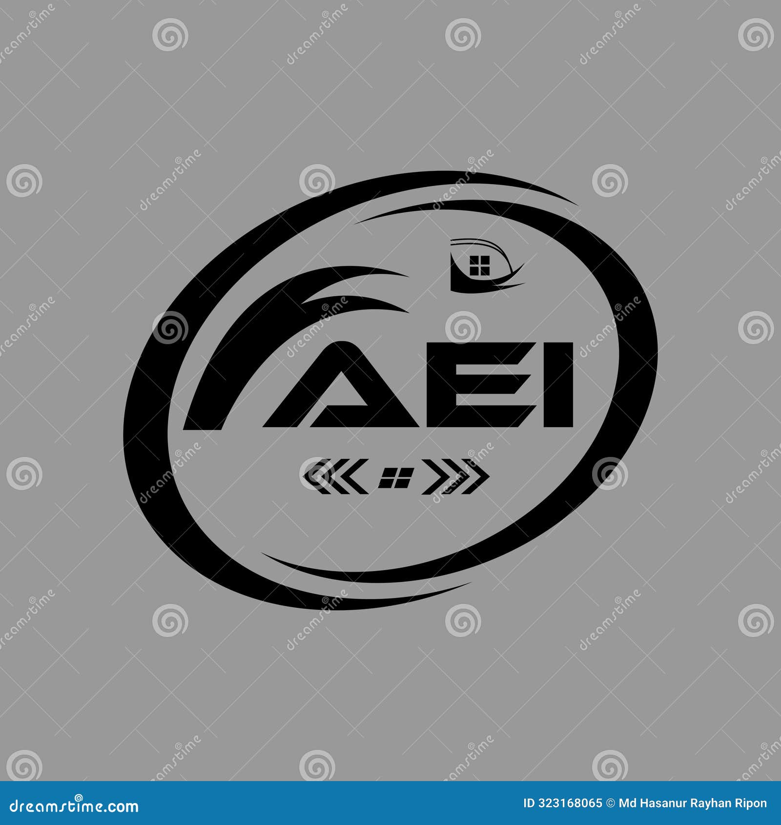 AEI Letter Logo Design. AEI Simple and Modern Monogram Logo Stock ...