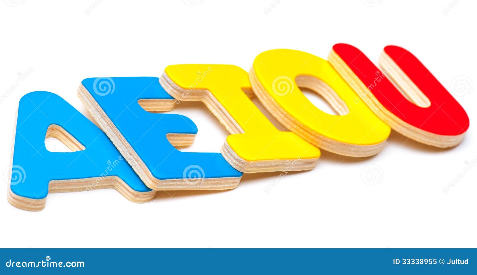 AEIOU, Cinco Letras Del Alfabeto Imagen de archivo - Imagen de madera ...