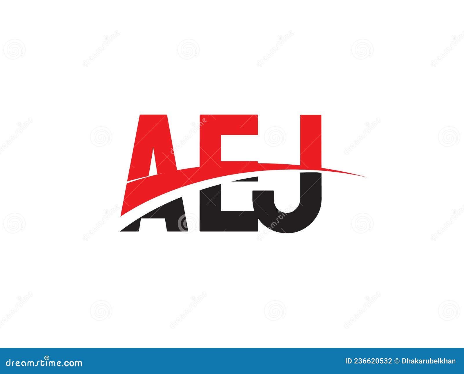 AEJ Letter Initial Logo Design Vector Illustration Stock Vector ...