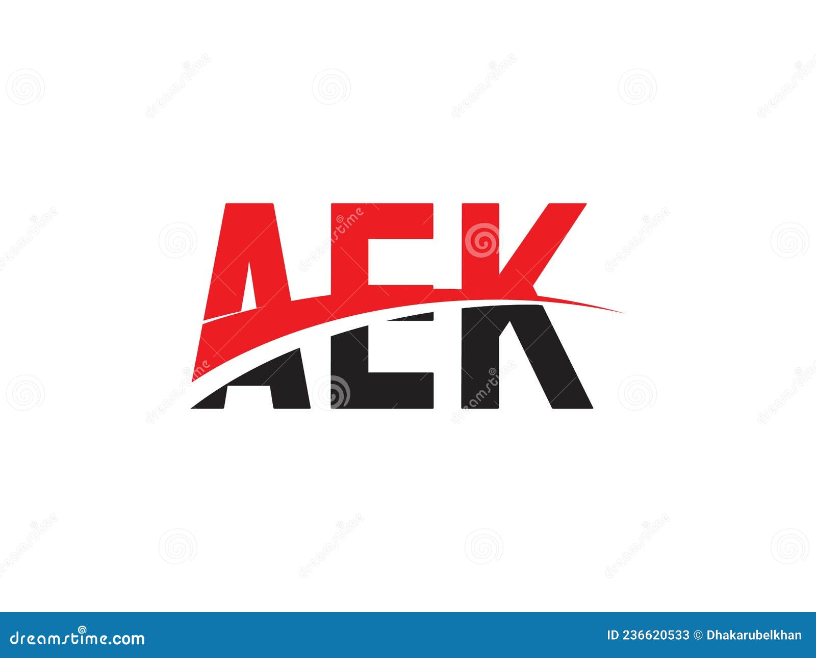 AEK Letter Initial Logo Design Vector Illustration Stock Vector ...