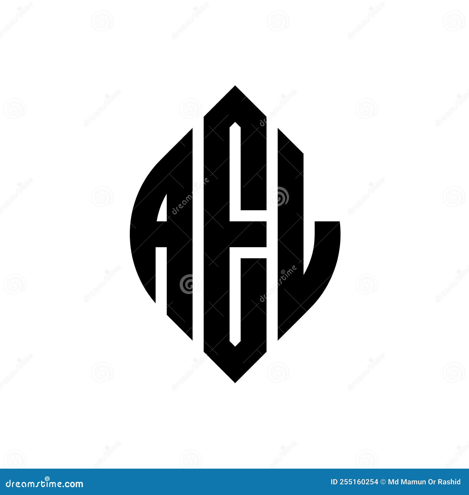 AEL Circle Letter Logo Design with Circle and Ellipse Shape. AEL ...