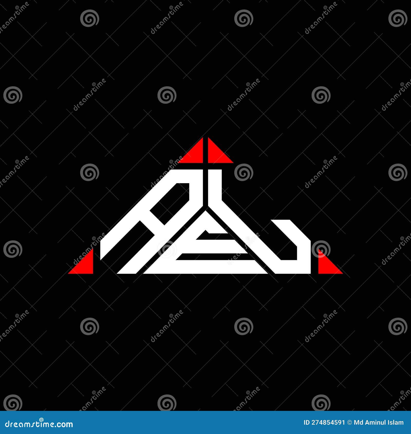 AEL Letter Logo Creative Design with Vector Graphic, AEL Stock Vector ...