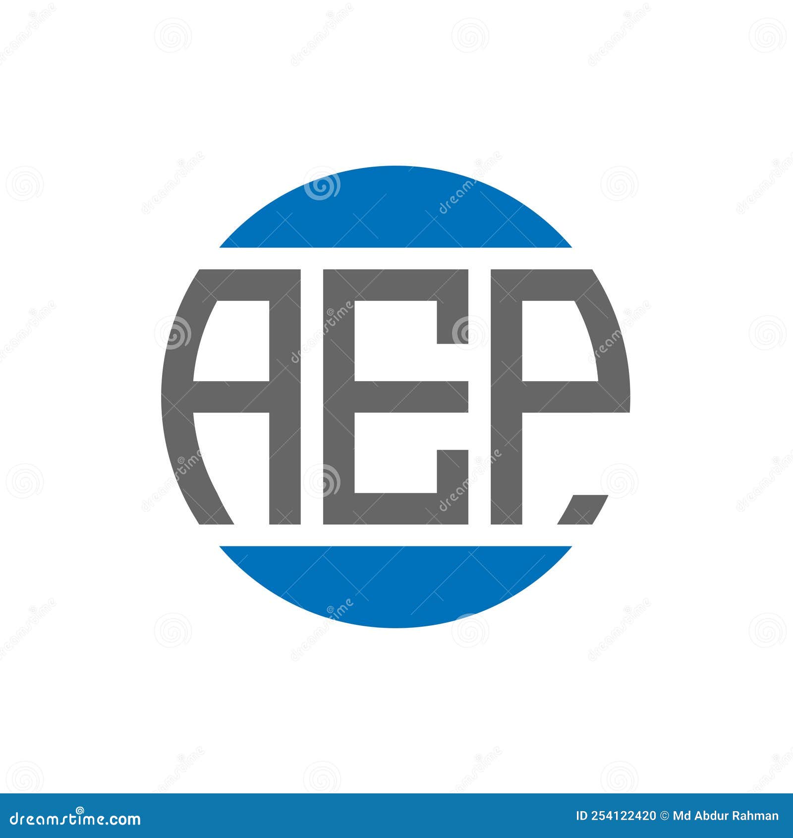AEP Letter Logo Design on White Background. AEP Creative Initials ...