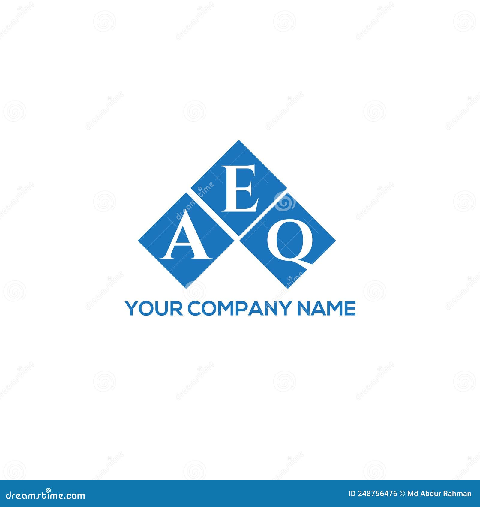 AEQ Letter Logo Design on BLACK Background. AEQ Creative Initials ...
