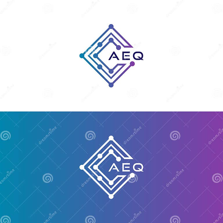Aeq Tech Initial Logo Design Icon for Technology, Digital, Tech ...