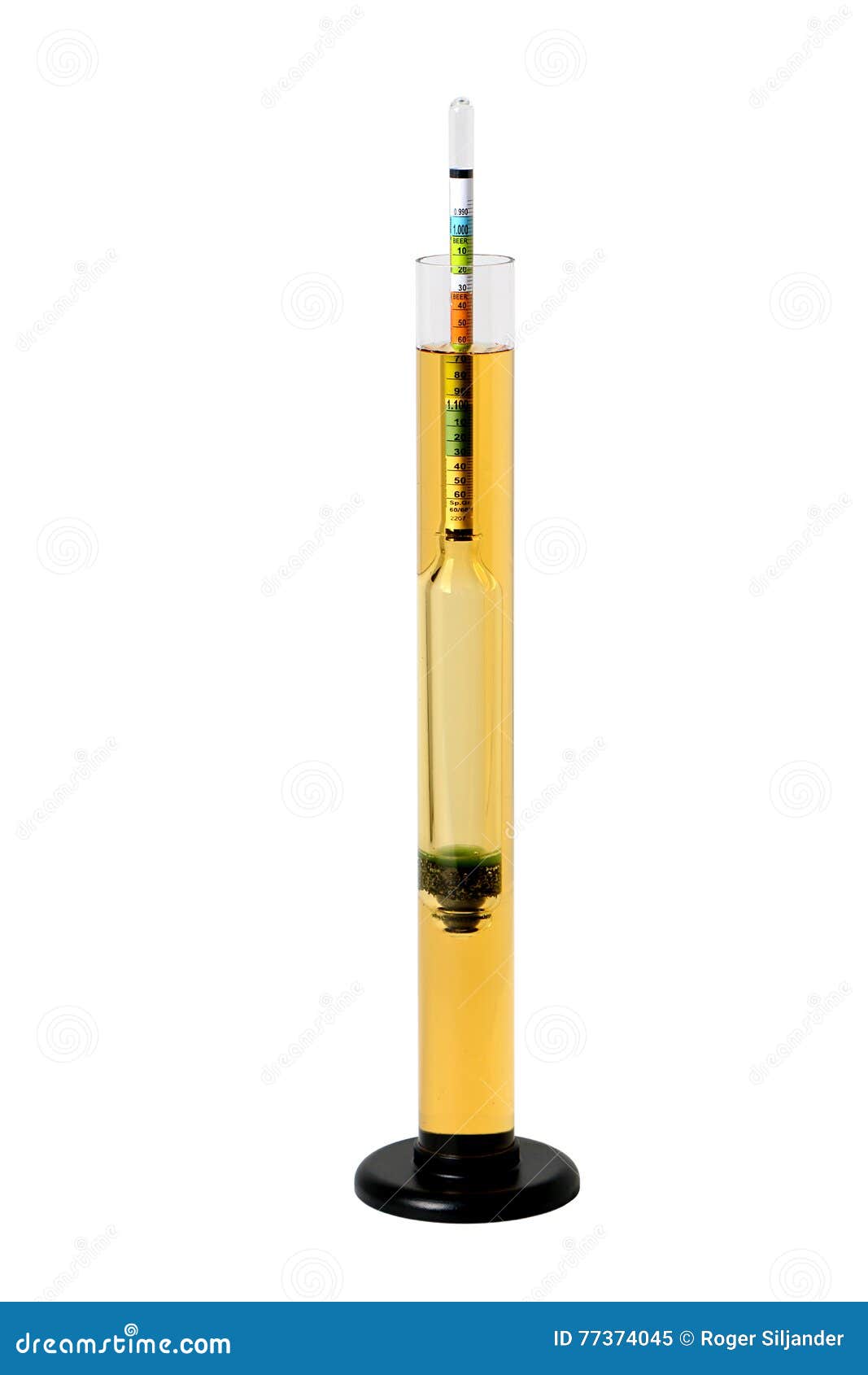 Aerómetro En El Brebaje Casero Imagen de archivo - Imagen de medida ...