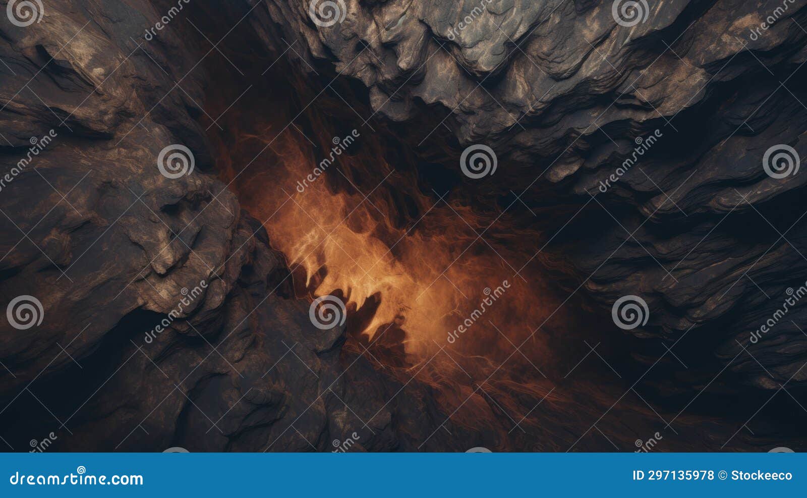 Aerial Abstractions: 3d Visualization of Cave Interior with Candle ...