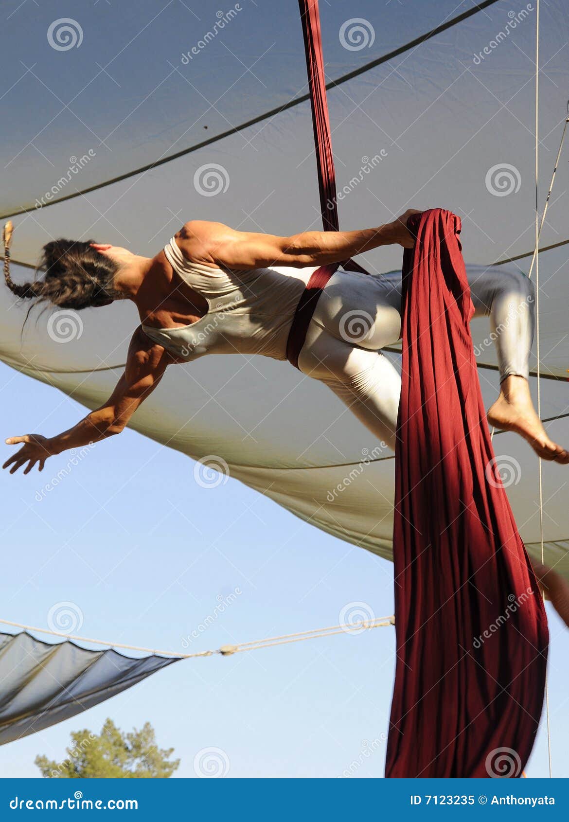 Aerial Acrobatics stock image. Image of celtic, muscle - 7123235